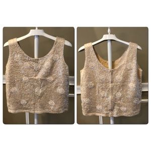 Vintage | Tops | Vtg 5s Sequin Shimmy Top Made In Hong Kong | Poshmark